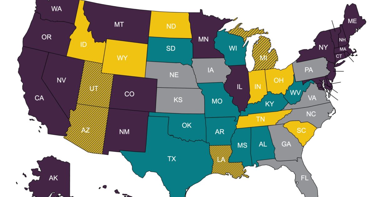 [MAP] How the Abortion Policy Battle is Taking Shape… | FiscalNote