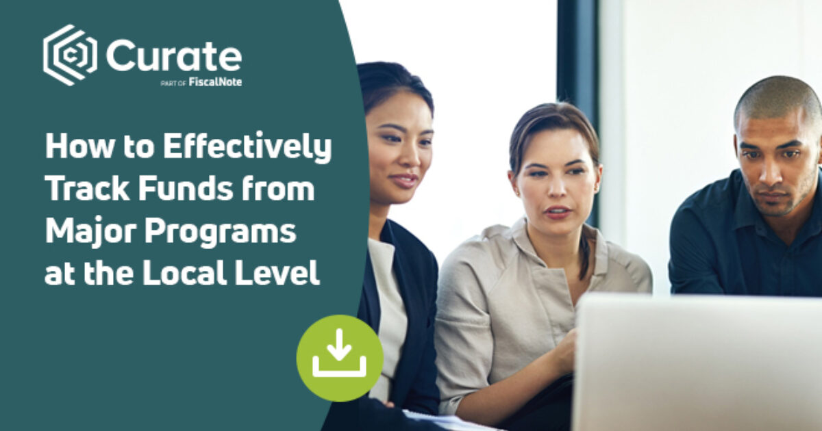 How to Effectively Track Funds from Major Programs at… | FiscalNote